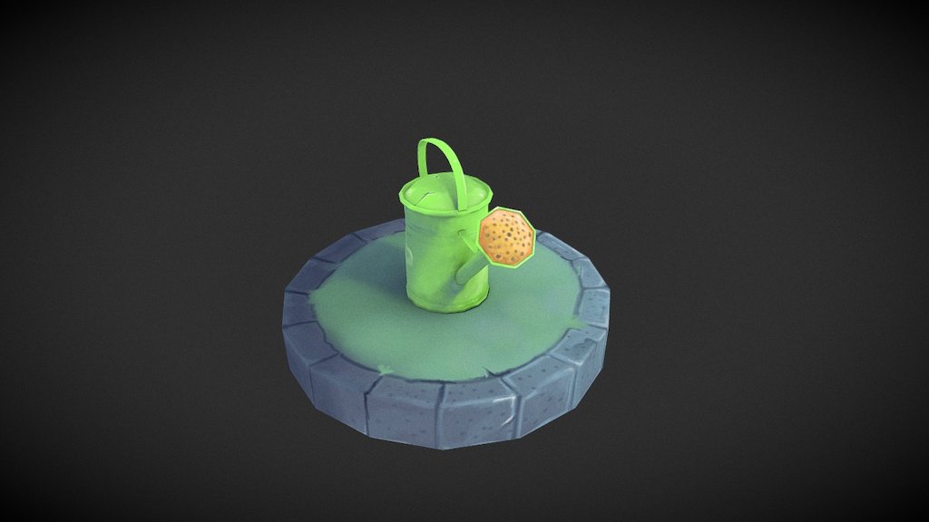 Watering can - Download Free 3D model by Frewill (@firewill) [6a01349 ...
