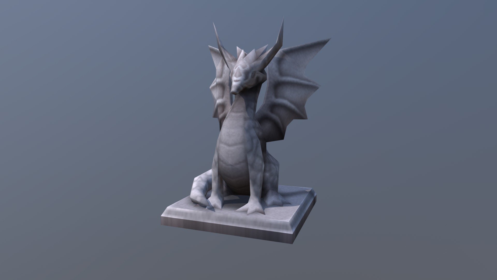 Dragon Statue L - 3D model by SmileBoom_SGB [6a01e69] - Sketchfab