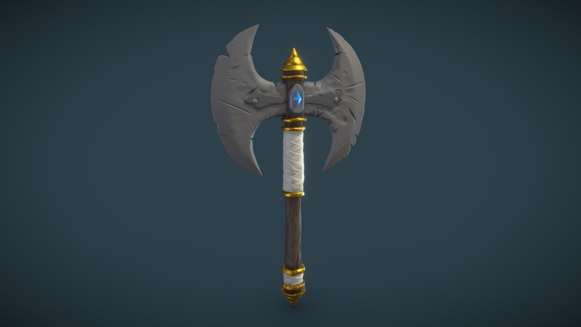 Stylised Axe - 3D model by Sander Van Woensel (@SanderVanWoensel ...