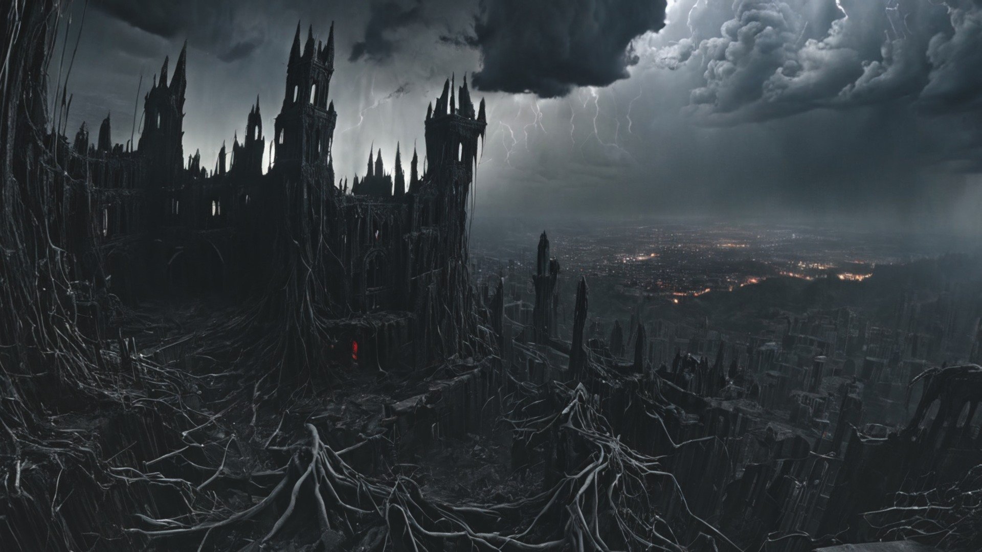 HDRI Sinister Nightscape Panorama A - Buy Royalty Free 3D model by ...