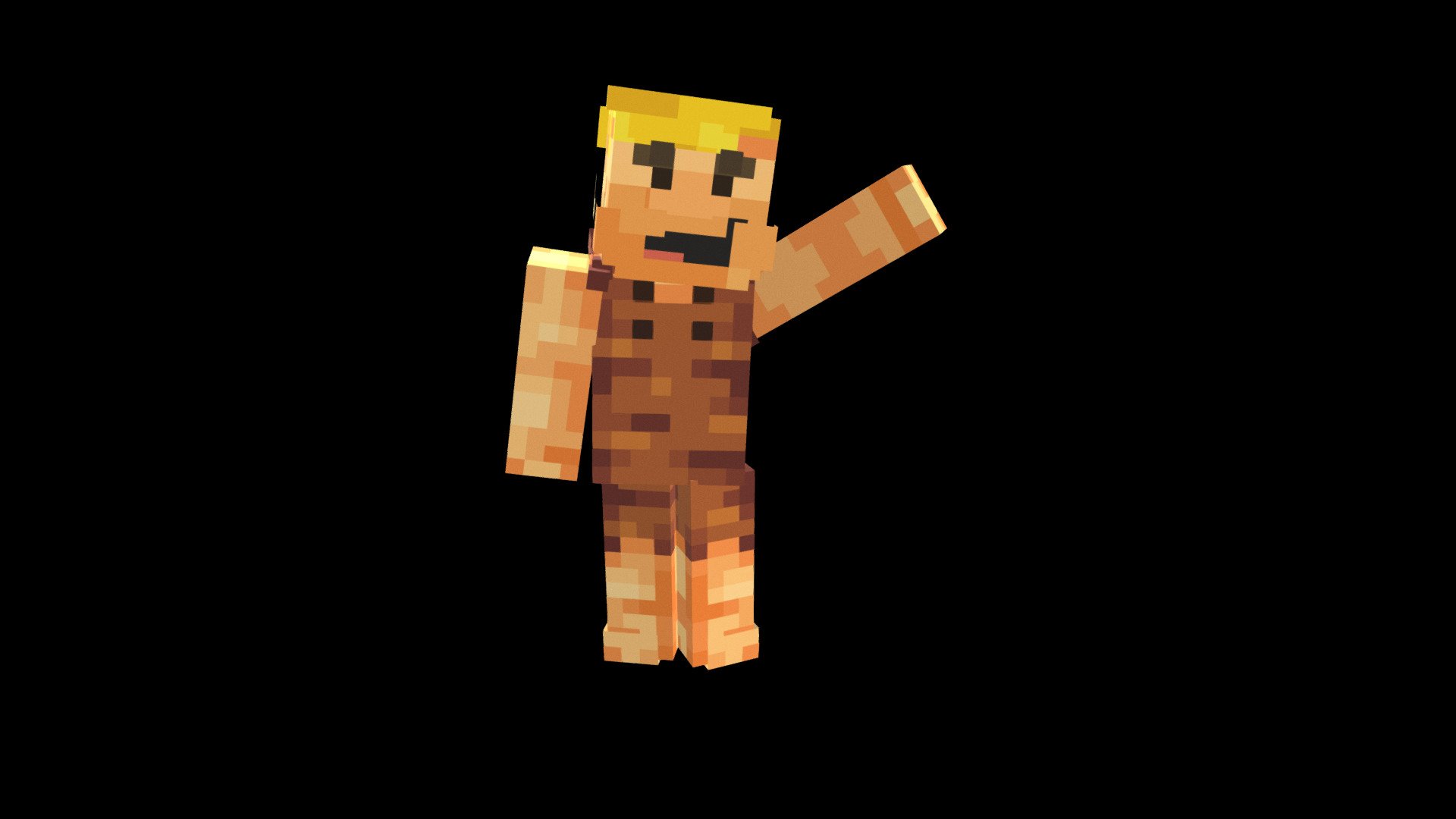 Barney rubble - 3D model by shadedsquares [6a04a68] - Sketchfab