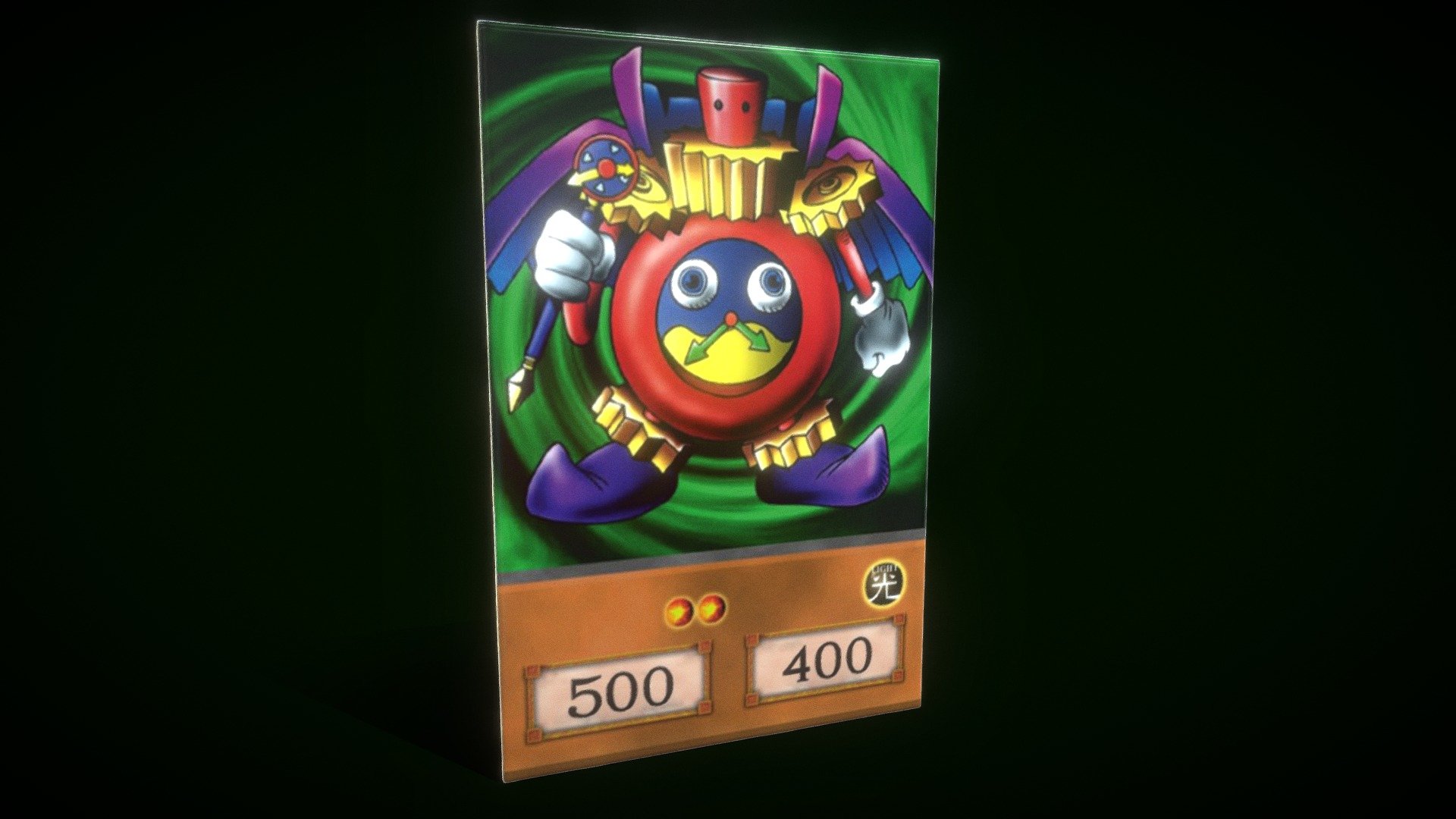 Time Wizard Yugioh Card - Buy Royalty Free 3D model by Gabriel Diego ...