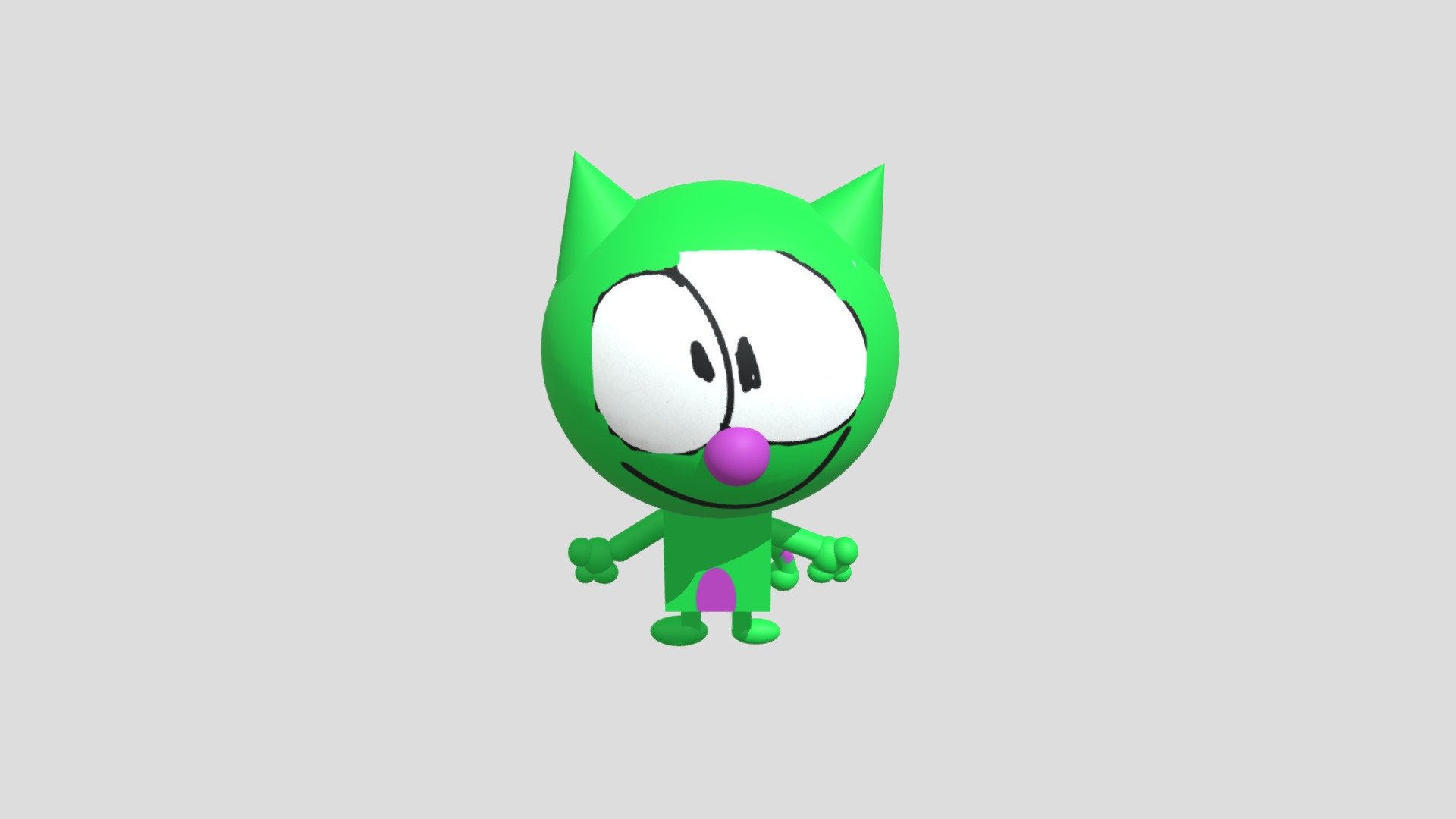Colton The Clever Cat - Download Free 3D model by Rabbid2001 (@vadim ...