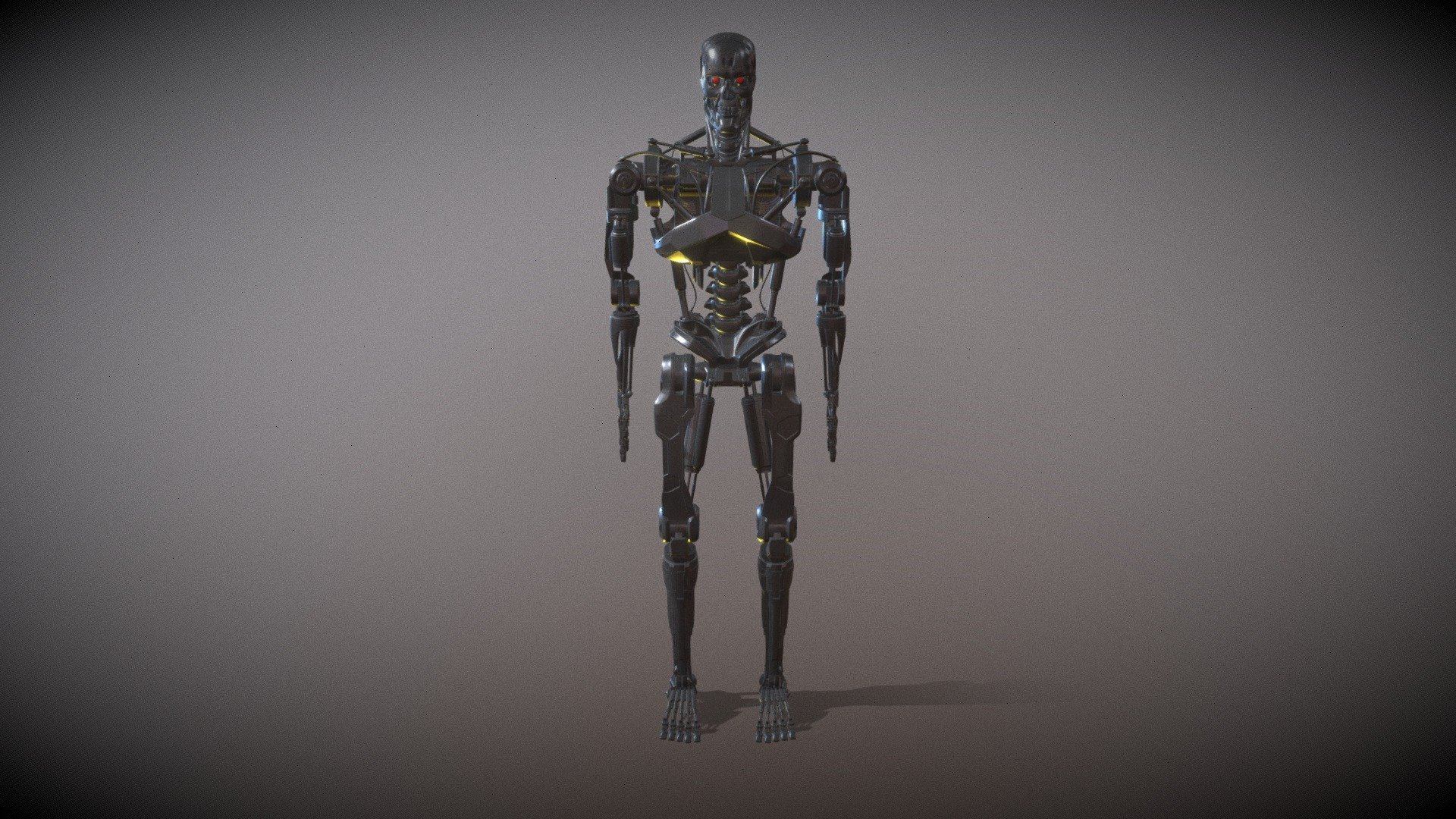 Terminator T-800 - 3D model by Rwien [6a0a838] - Sketchfab