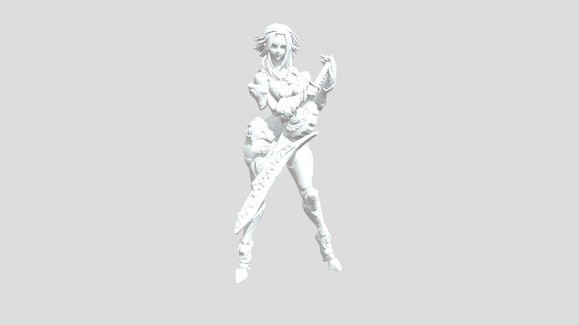 Cyber Rock Diva - Download Free 3D model by commando-139 [6a0b826] - Sketchfab