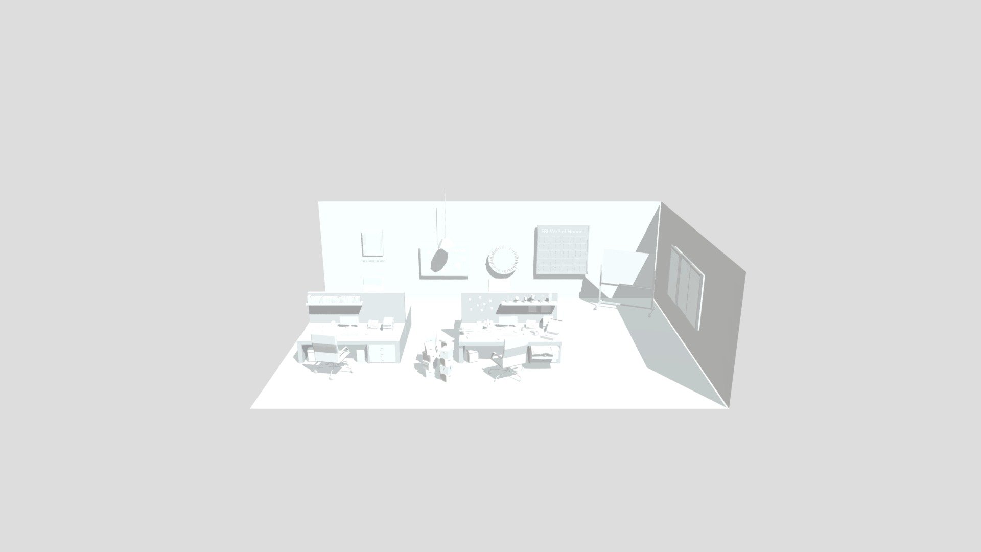 FBI Agent's Workspace - Download Free 3D model by Stego9231 [6a0b9ab ...