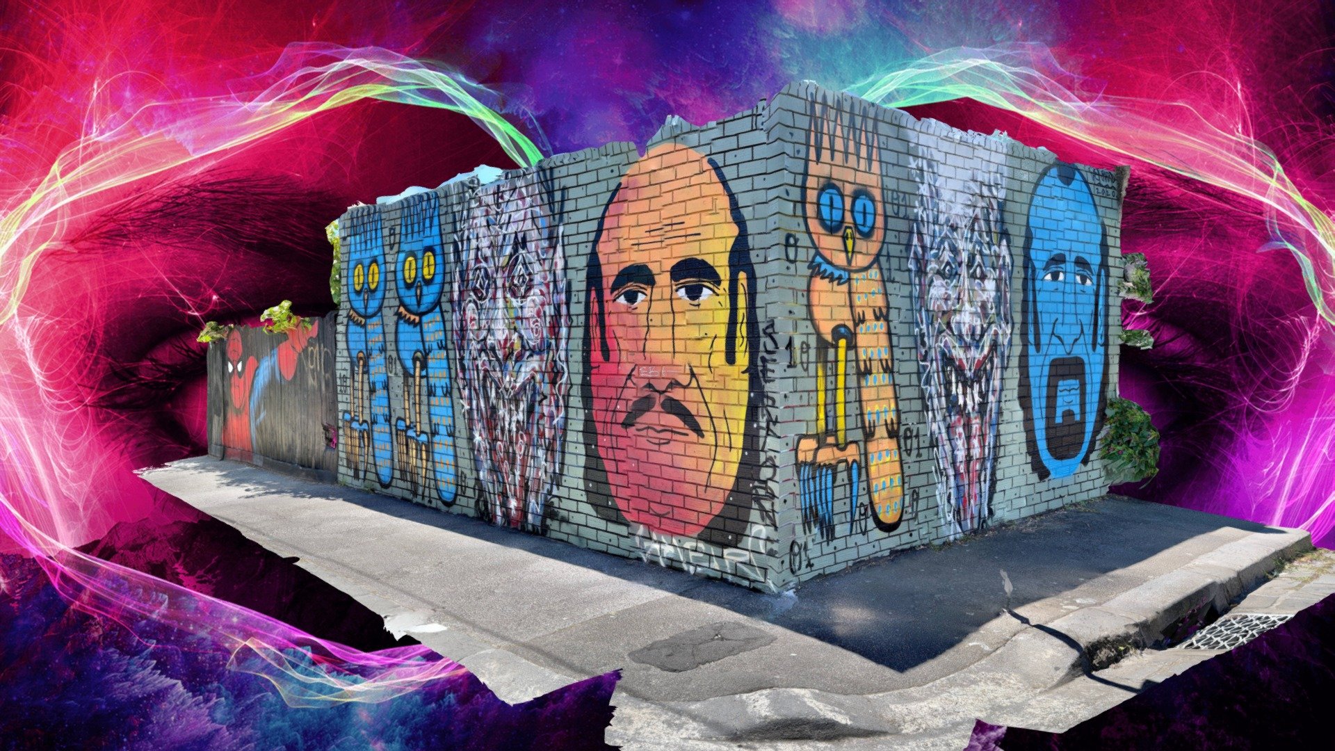 Scan a day - exploring this Fitzroy mural - Download Free 3D model by ...