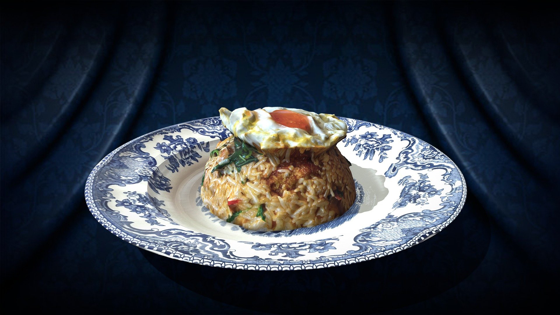 Fried rice | THAI FOOD - Buy Royalty Free 3D model by KimtueKP [6a0da6f ...