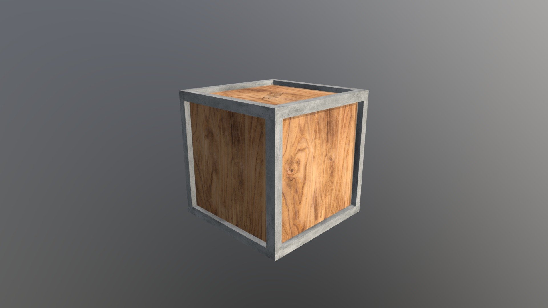 Photo-bashed Crate - Download Free 3D model by evagels1 [6a0dbb9 ...