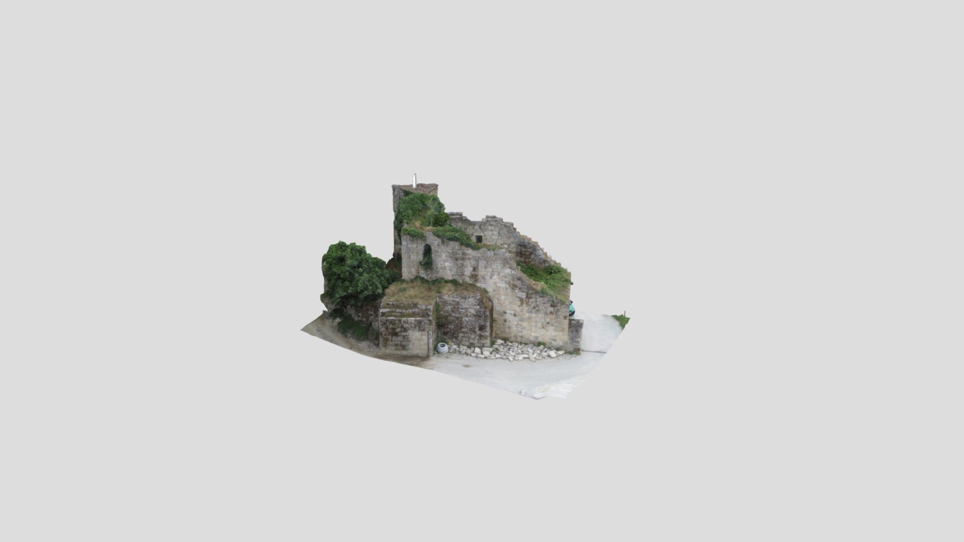 Torre_vella_low_poly_01 - 3D model by Monterrei (@Monterre) [6a0dc88 ...