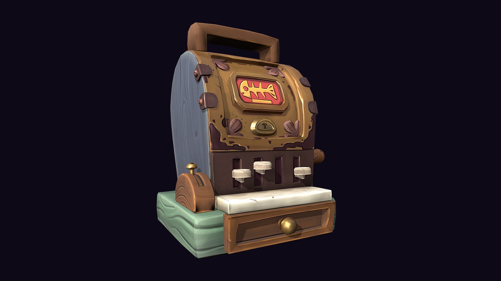 Stylized Prop Cash Register - Download Free 3D model by So7ion [6a0dfcf ...