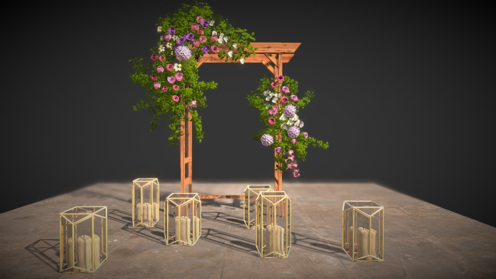 Wedding Set 2 - 3D model by griswald [6a0e38f] - Sketchfab
