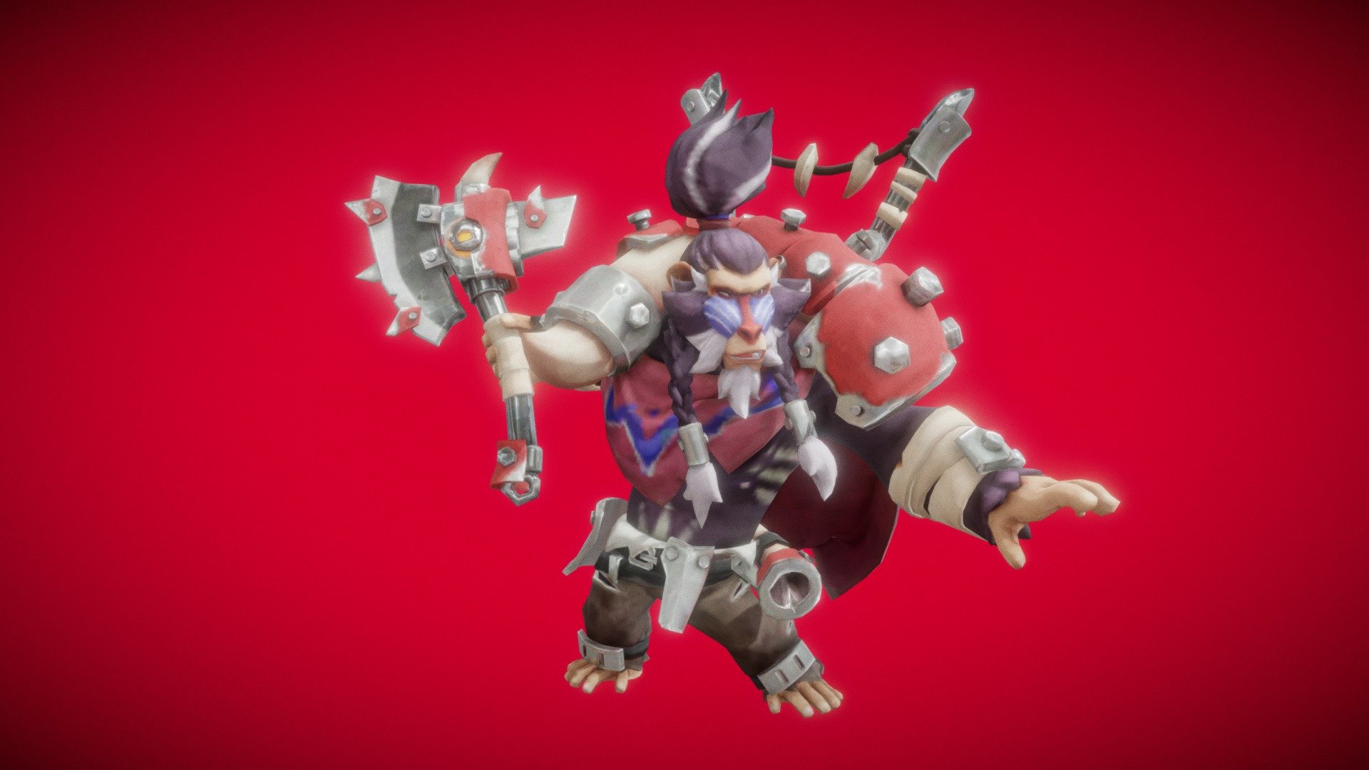 Merik Monkey - Buy Royalty Free 3D model by Luna Studio (@StudioLuna ...