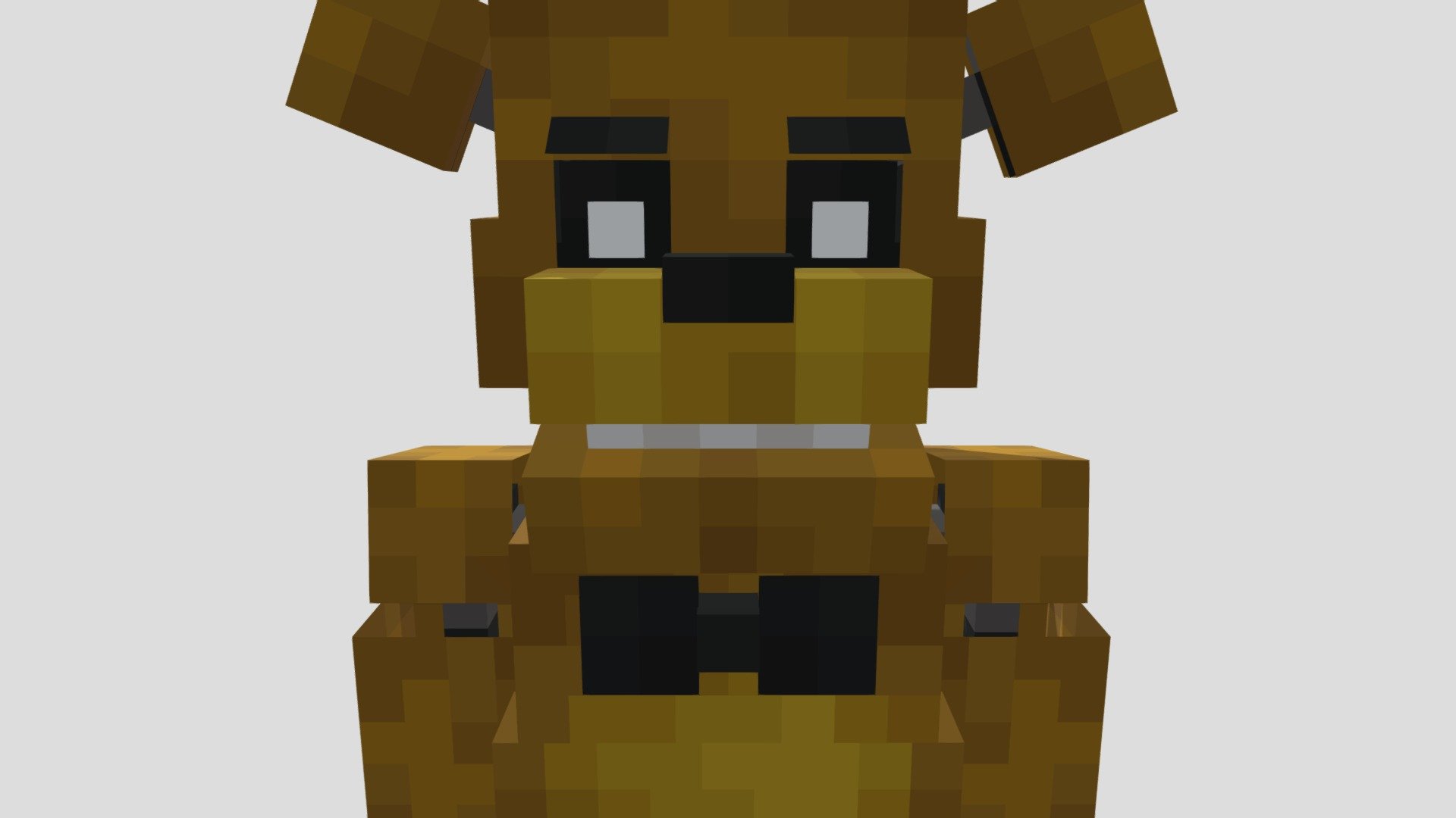Minecraft_golden_freddy_fnaf (1) - Download Free 3D model by blockbench model maker ...