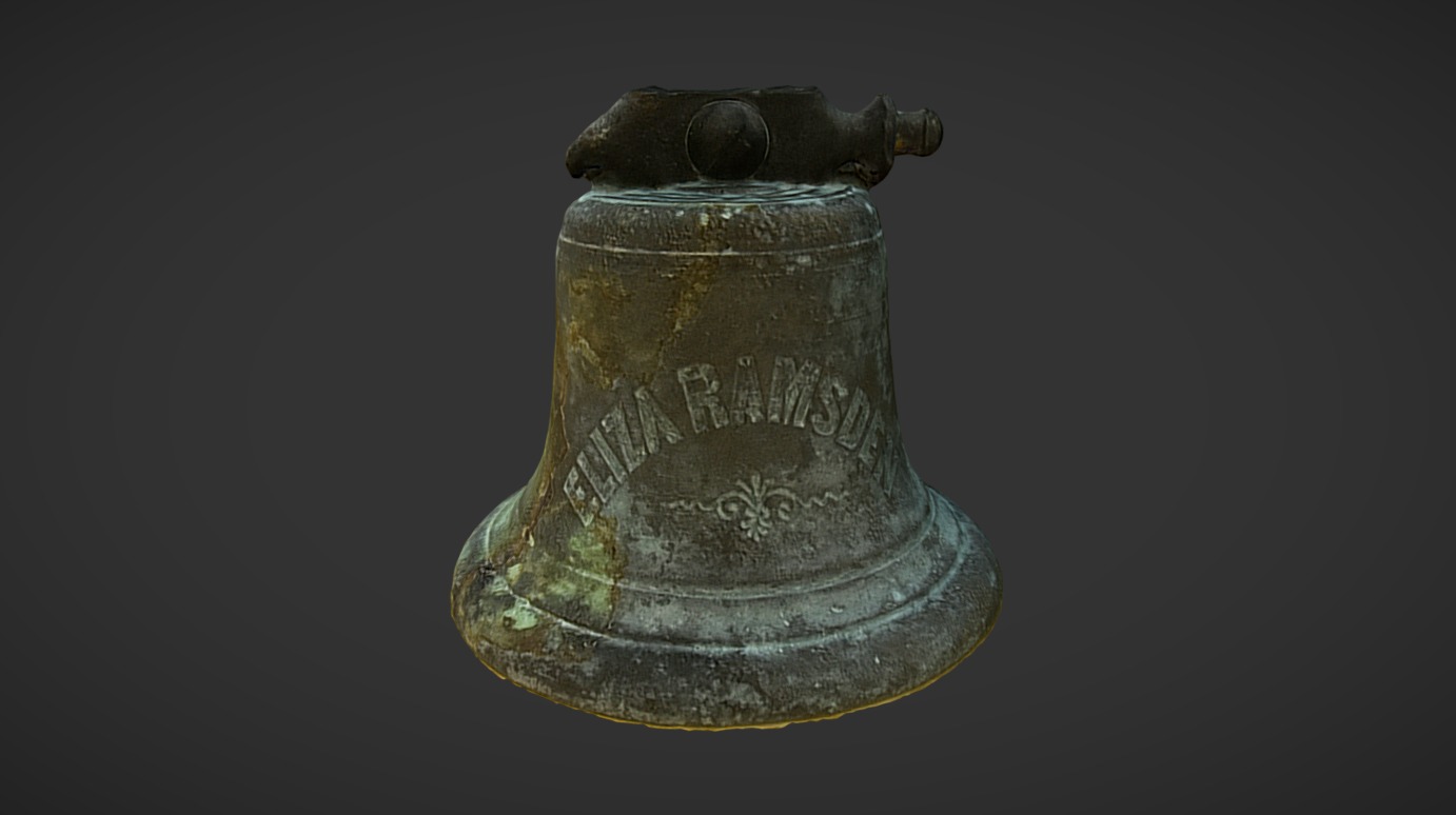 Bell from the wreck of the Eliza Ramsden 1875 - 3D model by Heritage ...
