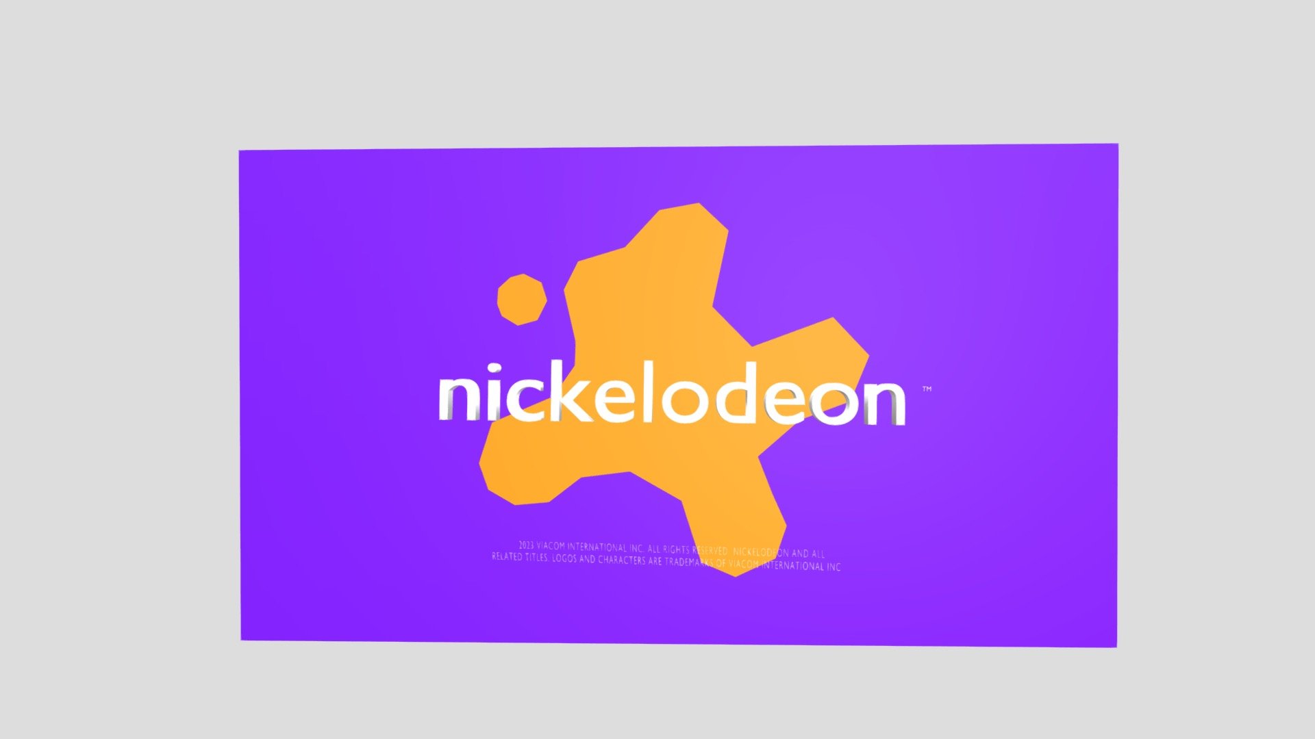 Nickelodeon (2023 -) Rebrand Logo Remake. - Download Free 3D model by ...