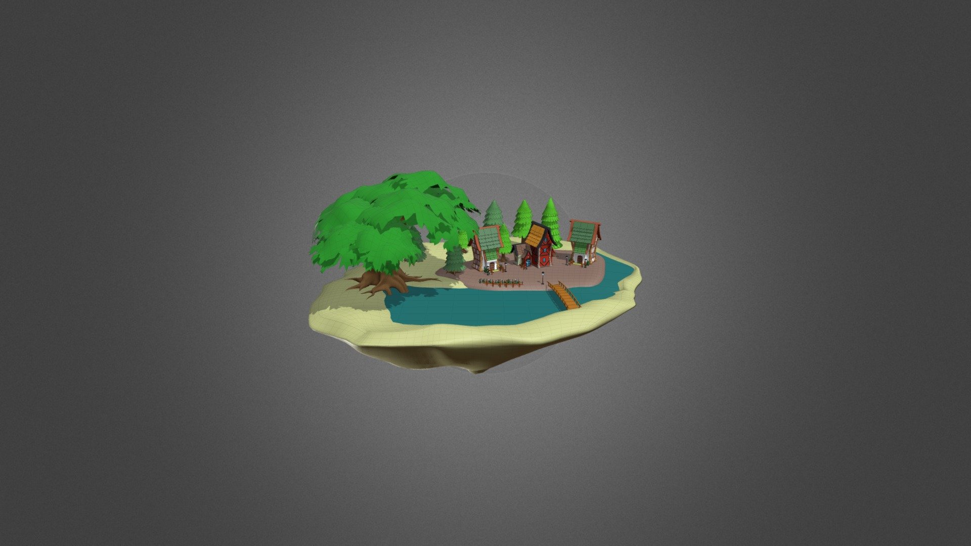 Mini_Village_Project - Download Free 3D model by FAZ - F Animation Zone ...