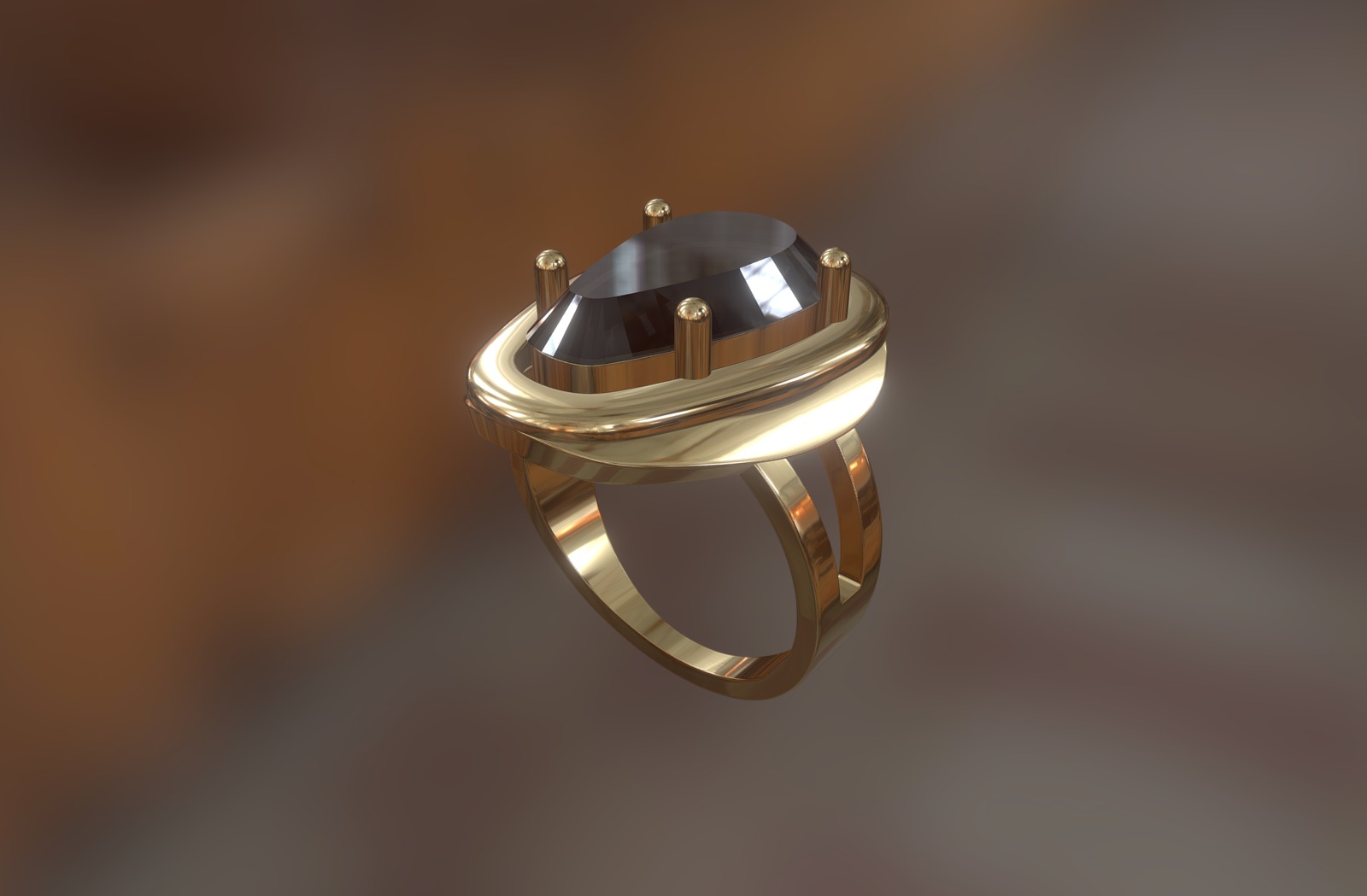 530 - Red Gem Ring - 3D model by Lizardsking [6a0f8c0] - Sketchfab