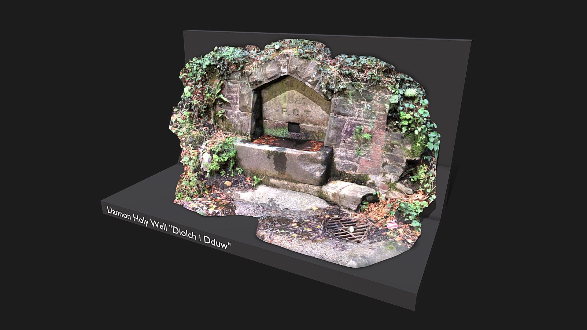 Llannon Holy Well - 3D model by Domingos Studios (@domingos) [6a0fc85 ...