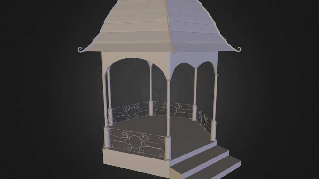 Bandstand - 3D model by Thali Ferreira (@thalifm) [6a10789] - Sketchfab