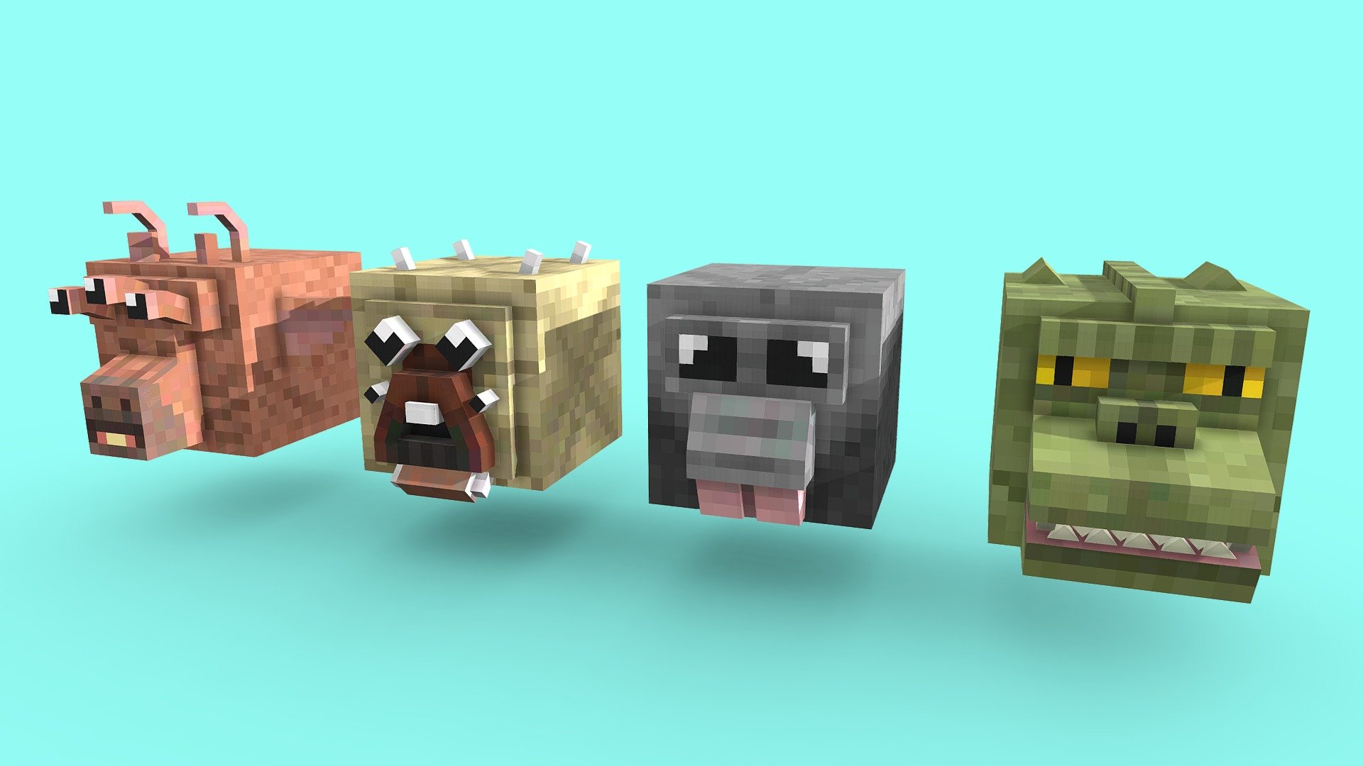 Star Wars Alien Hats Part II - Minecraft - 3D model by LZBlocks ...