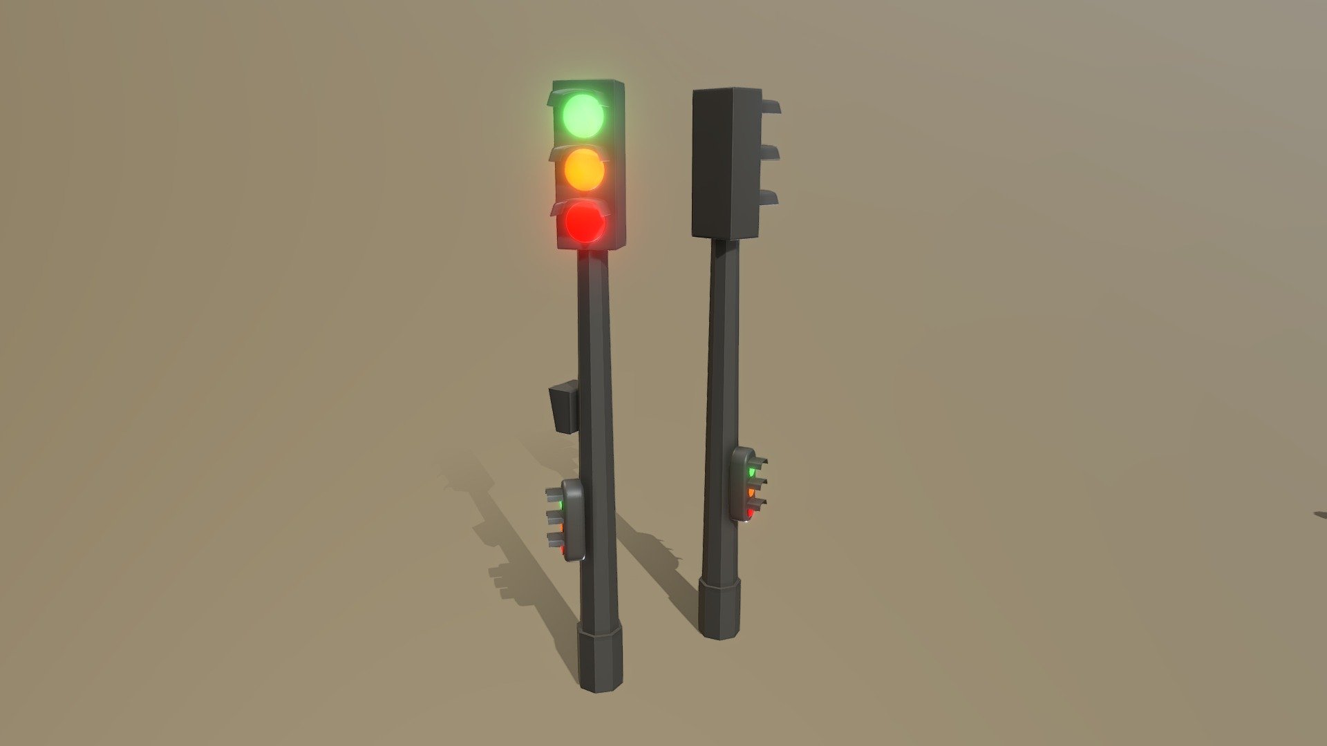 Traffic Lights - Buy Royalty Free 3D model by FractDesign [6a1281f ...