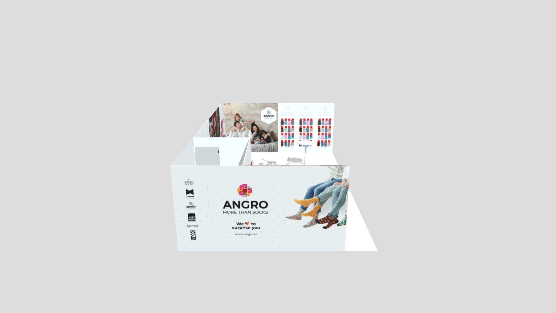 Beursstand Angro Christmas World - 3D model by De creatieve afdeling ...