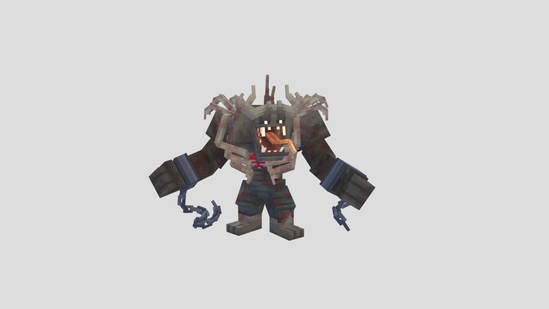 Mutant zombie - 3D model by Frostlight Studios (@frostlight) [6a15f13 ...