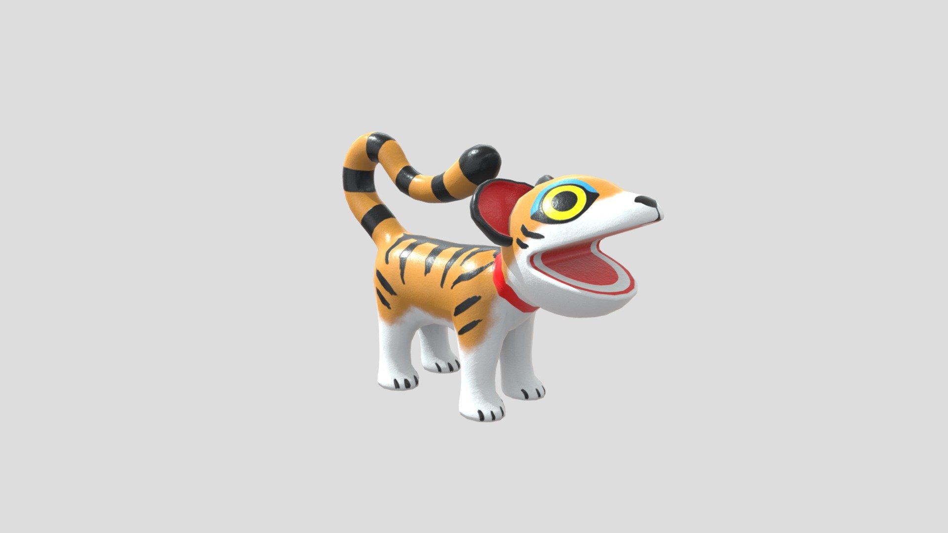 Paper Tiger - 3D model by Rexrover [6a1739c] - Sketchfab