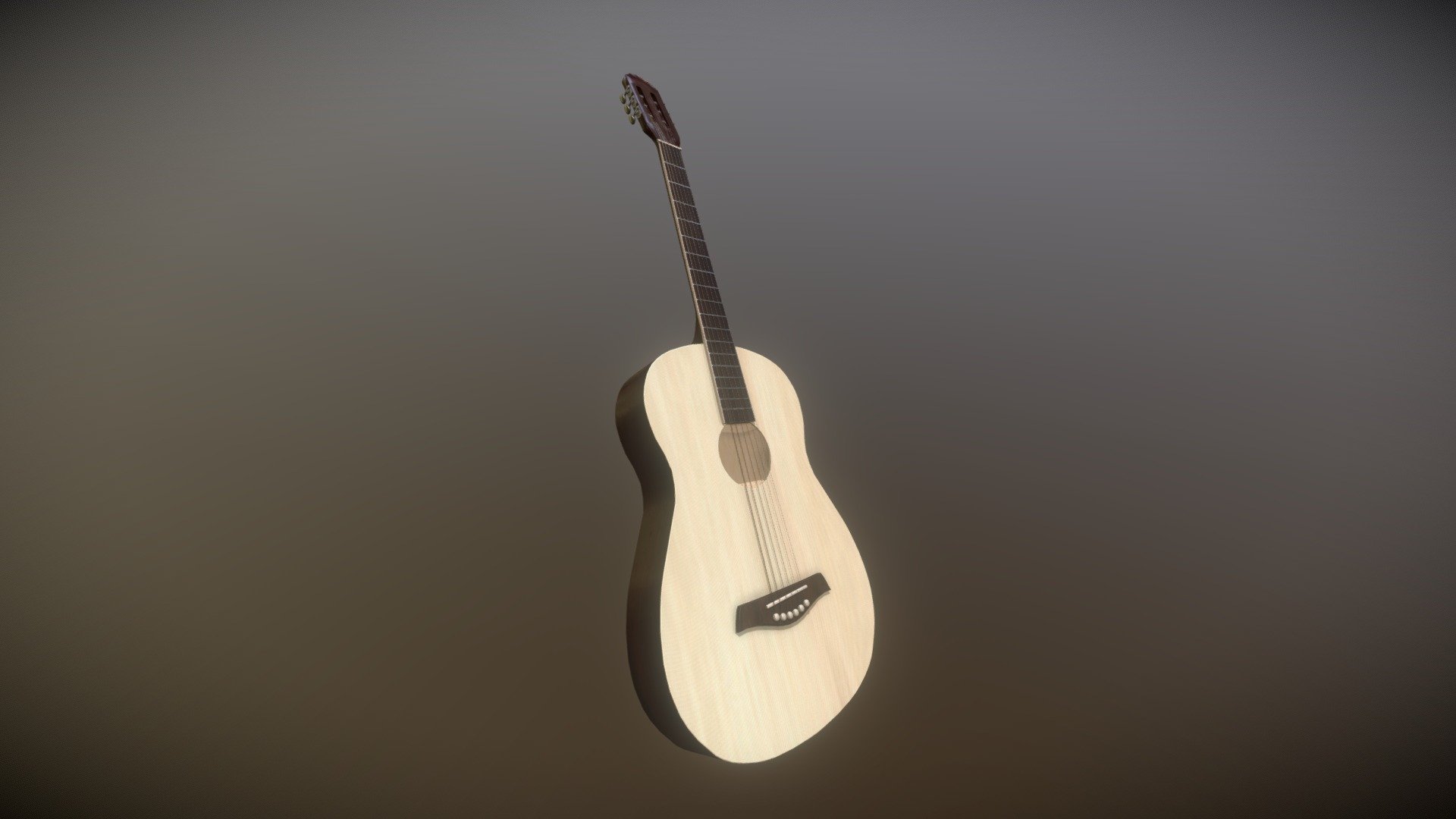 Acoustic Guitar - 3D model by Tenmo [6a1786d] - Sketchfab
