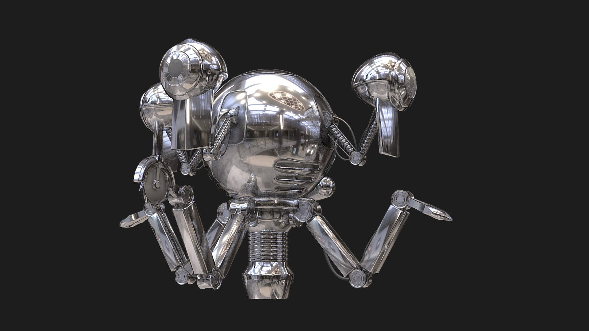 Mister Handy (Fallout) - Download Free 3D model by Pakaku [6a178b9 ...