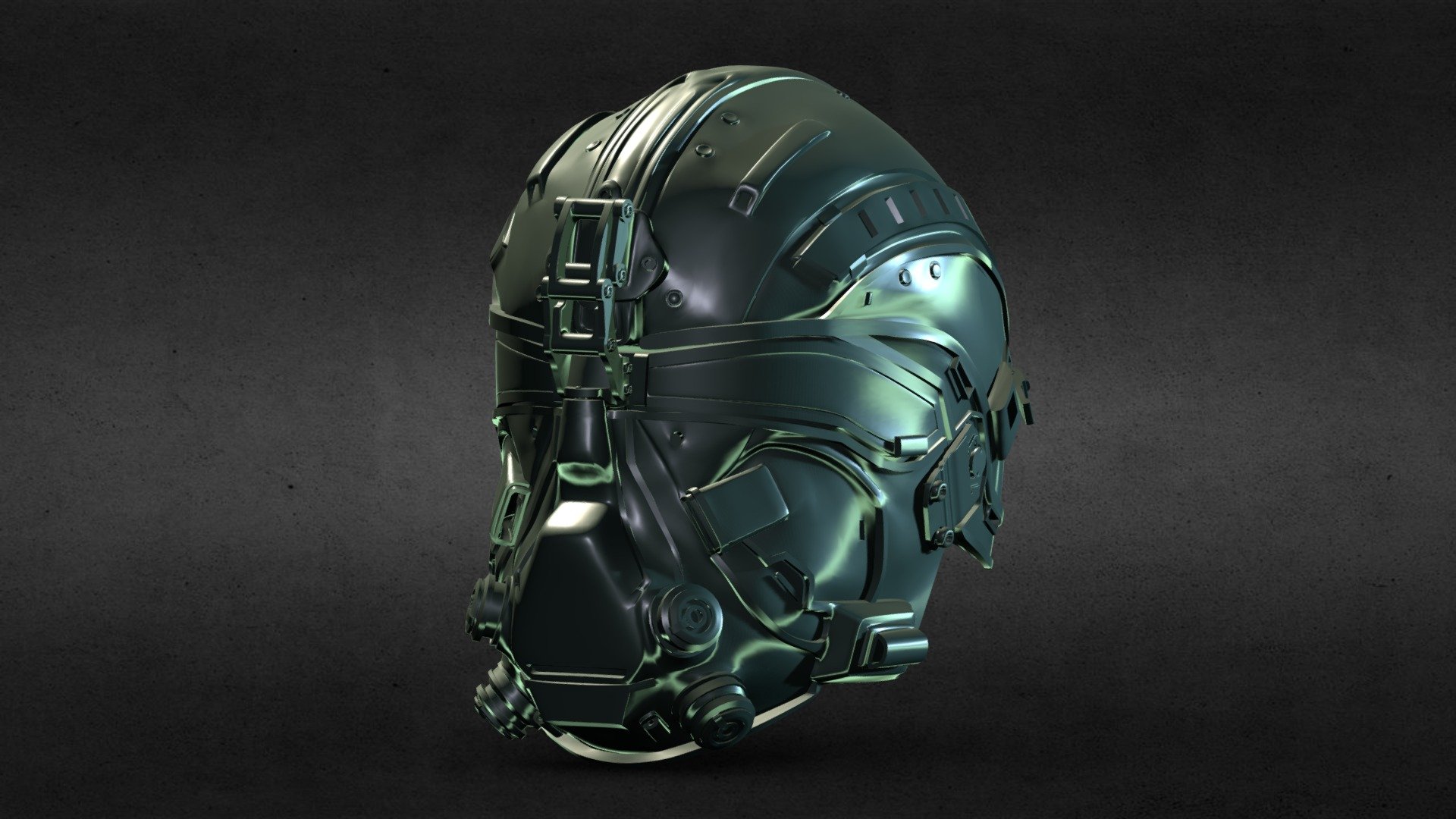 Helmet Spectral Movie Inspired - 3D model by Esteban Barreiro [Bankito ...