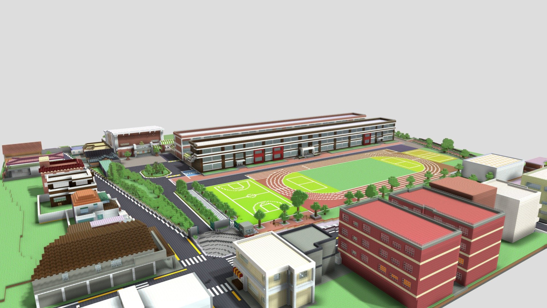 꿈나무 메타스쿨 2기 피자스쿨 : 천안여자중학교 - 3D model by meta_school [6a18de3] - Sketchfab