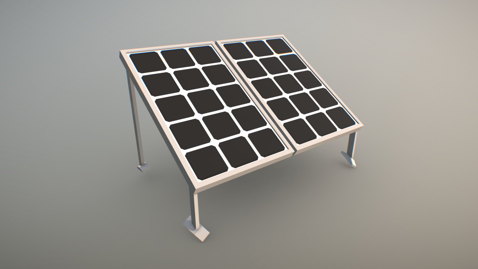Solar Panel (Low-poly) [Game-ready] - Buy Royalty Free 3D model by ...