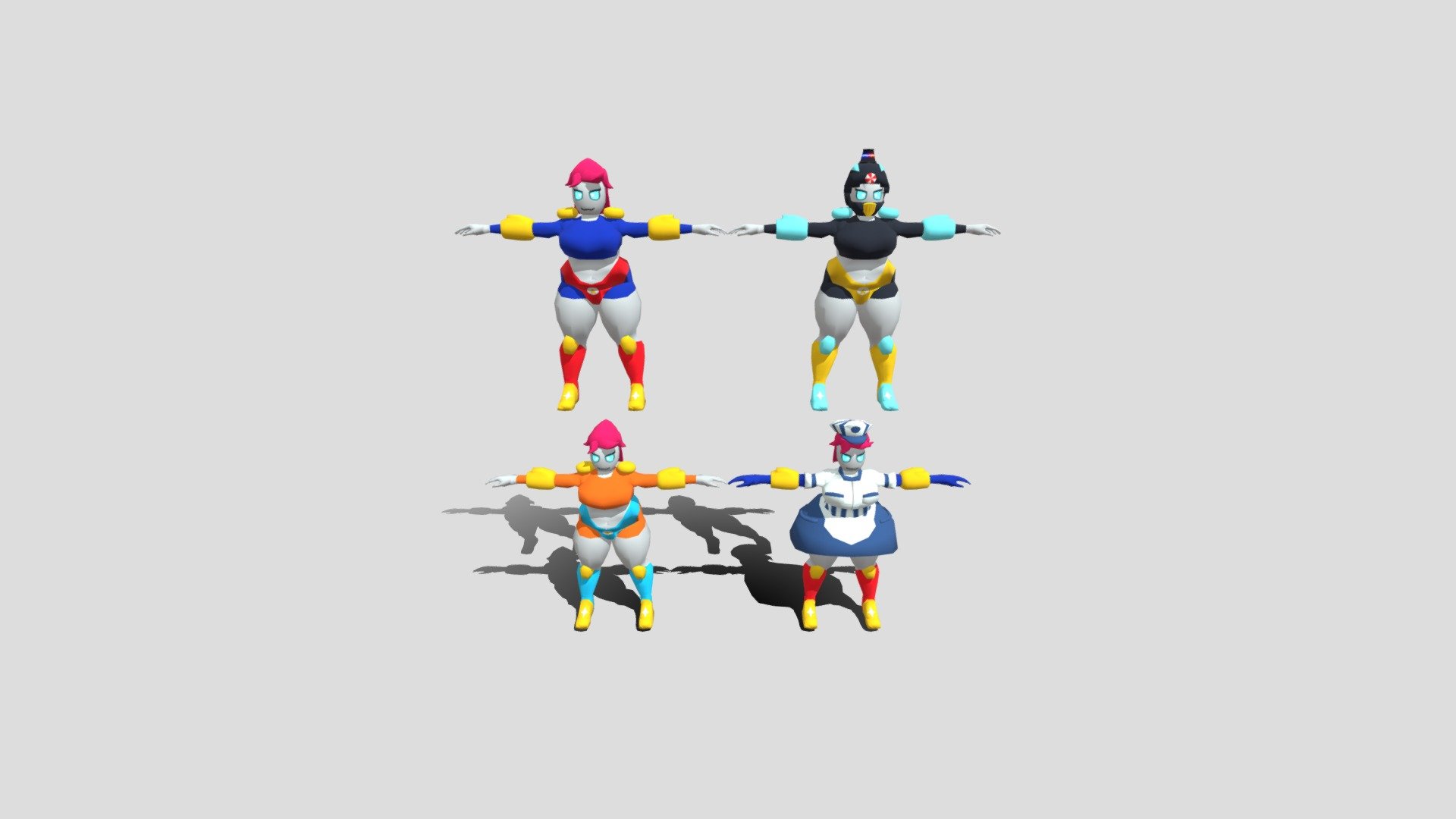 Dottie Lowpoly 3d Models - 3D model by luiz1608 [6a1c1e6] - Sketchfab