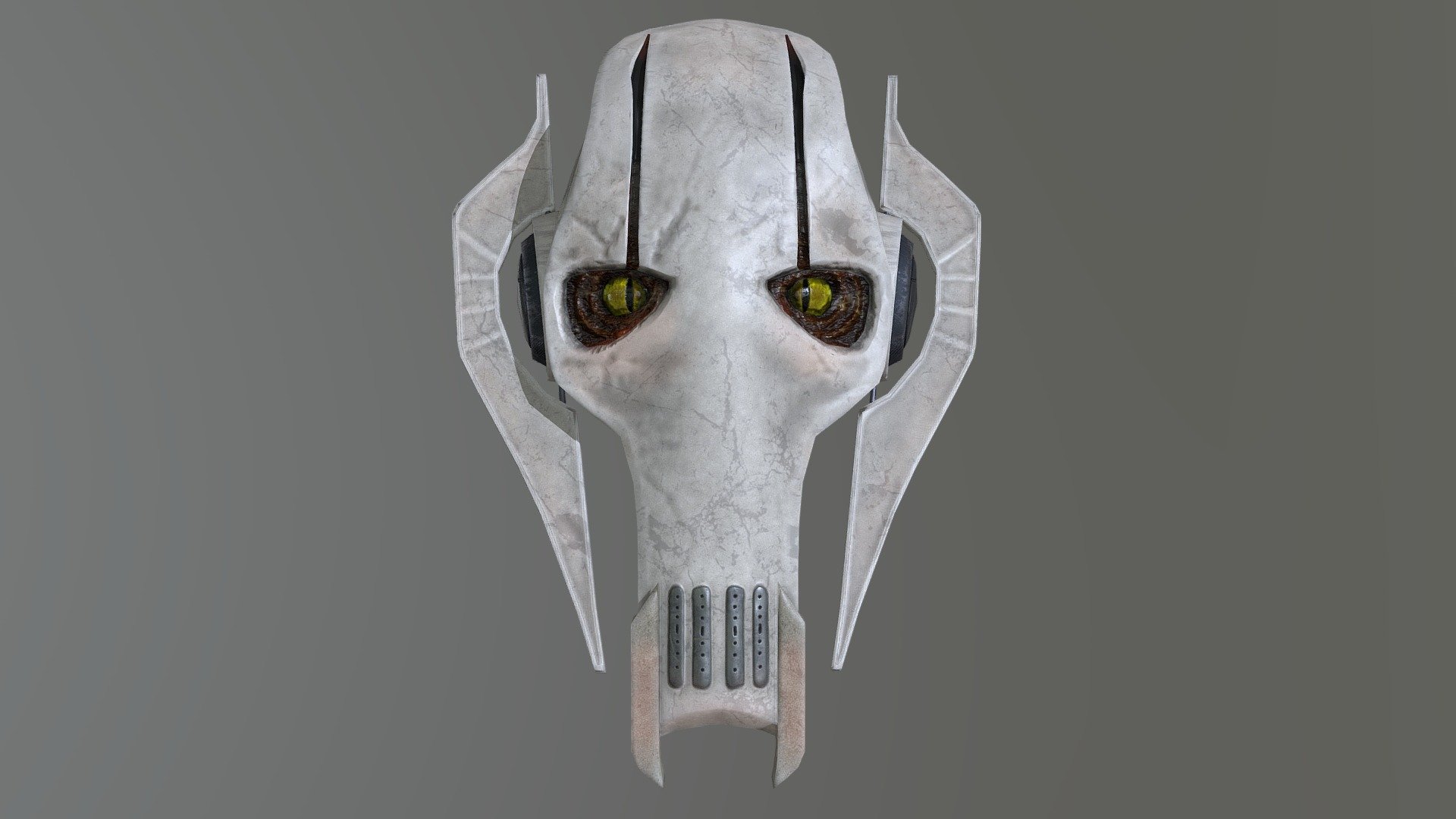 General Grievous Mask - 3D model by hawkrowan [6a1c6ef] - Sketchfab
