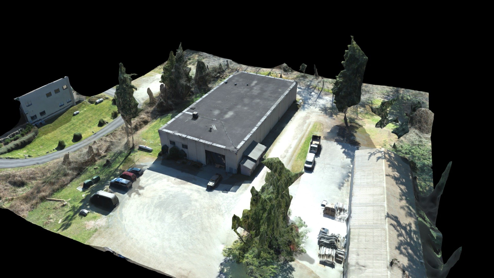 Commercial Building Model - 3D model by morloaerial [6a1d426] - Sketchfab
