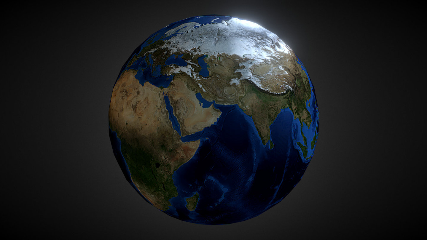 Earth - 3D model by Dhaval Panchal (@panchaldhaval) [6a1f4e8] - Sketchfab