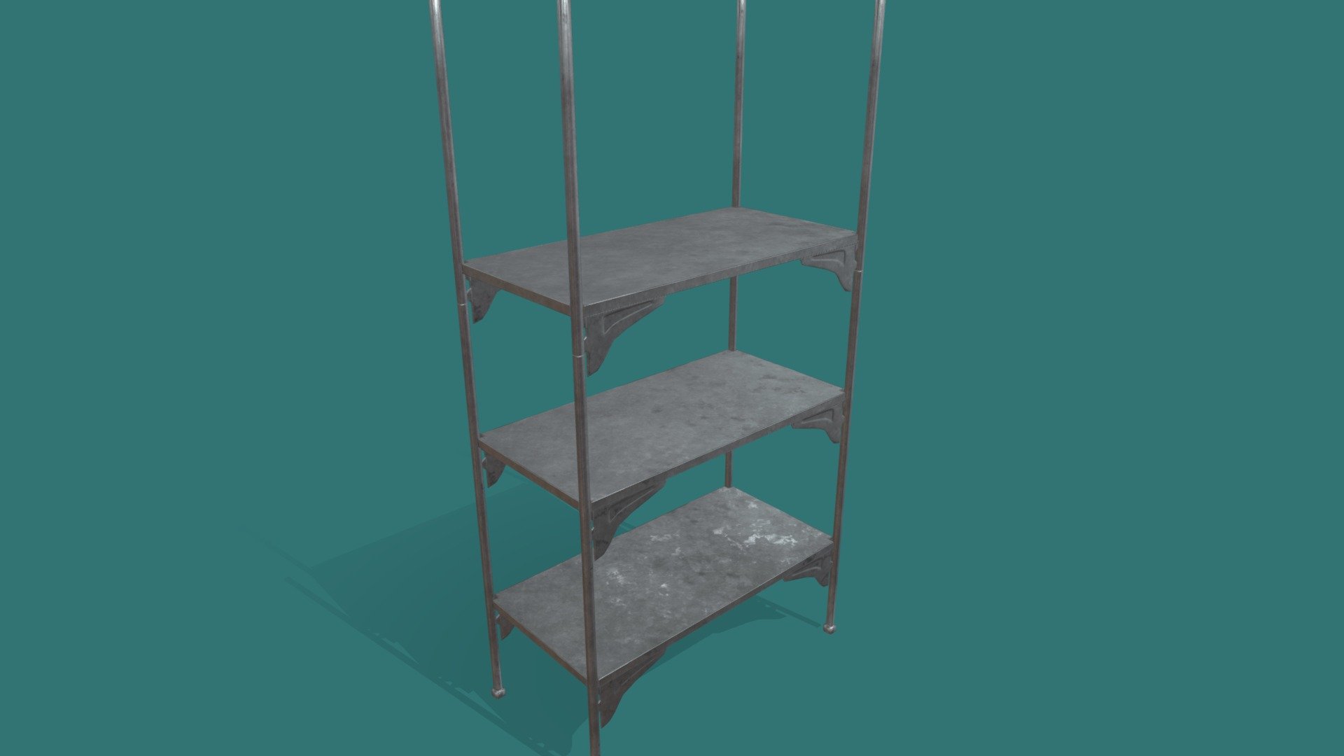 Modular Shelving Unit (Metal) - Download Free 3D model by Sebastian ...
