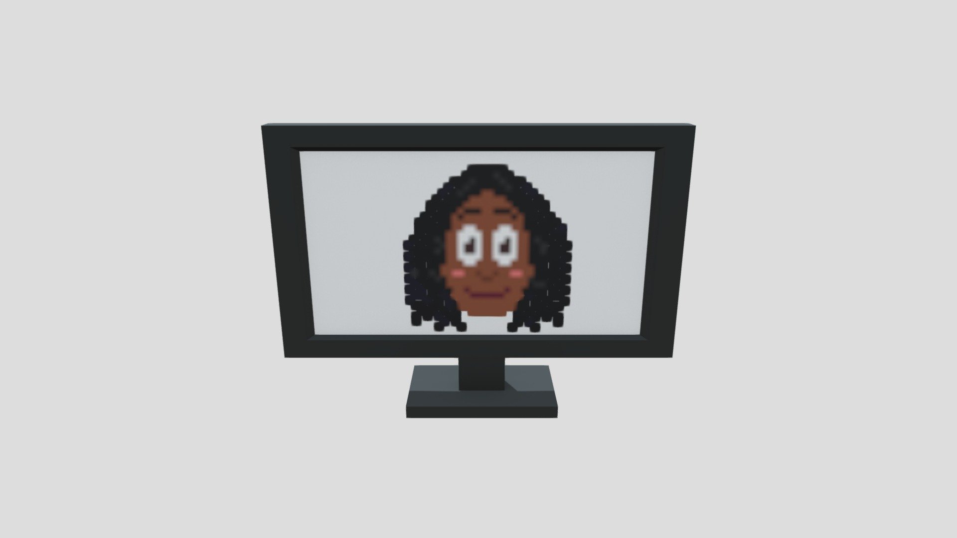 Pixel_Self_Portrait - 3D model by Germon [6a2016f] - Sketchfab