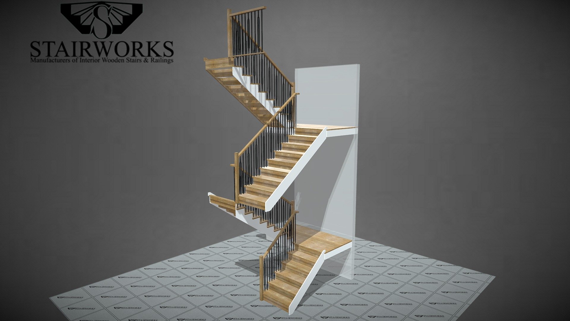 PRAXIS_67_FRONT_STAIR-RAILING_DESIGN_LOOP - 3D model by STW (@scottu ...