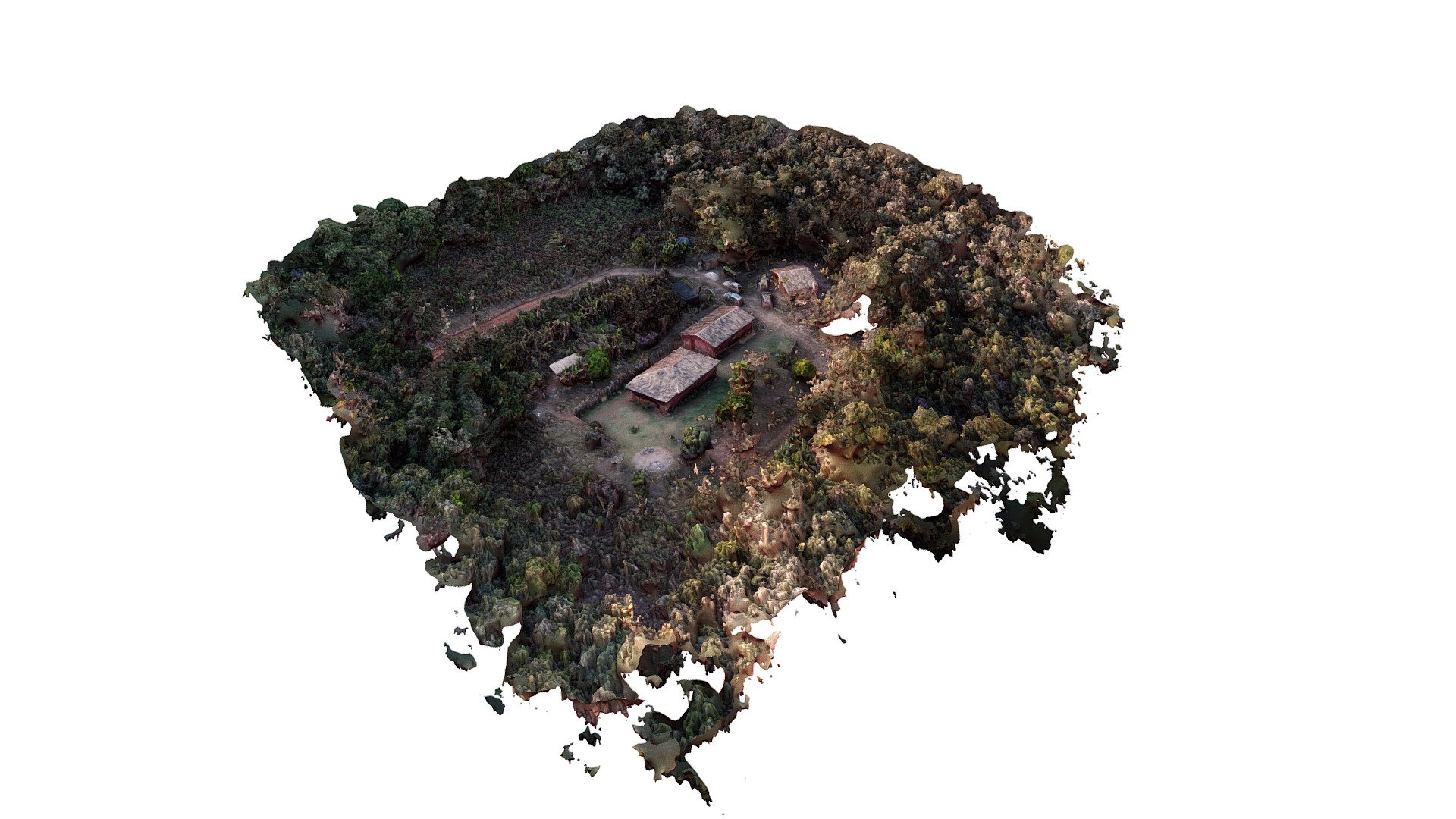 Modelo primário Refúgio Serra Grande - Download Free 3D model by ...