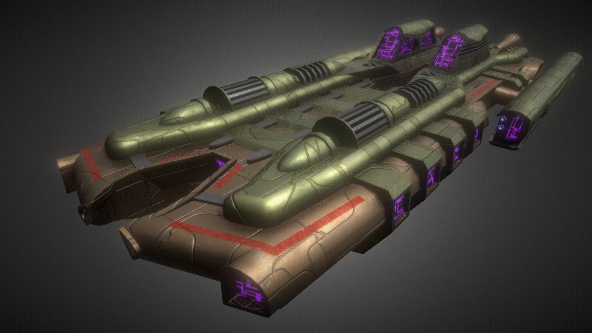 Vaadwaur Dreadnaught Carrier - Download Free 3D model by Anton Perfilev ...
