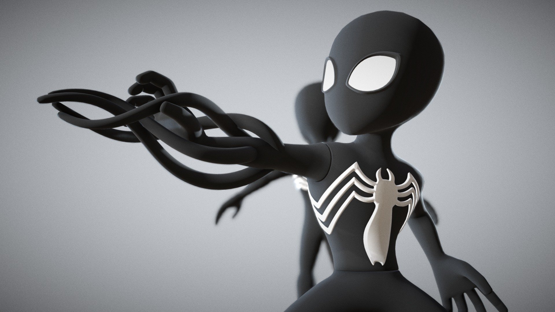 Symbiote Spider-Man - Buy Royalty Free 3D model by Gianmarco (@GianmArt ...