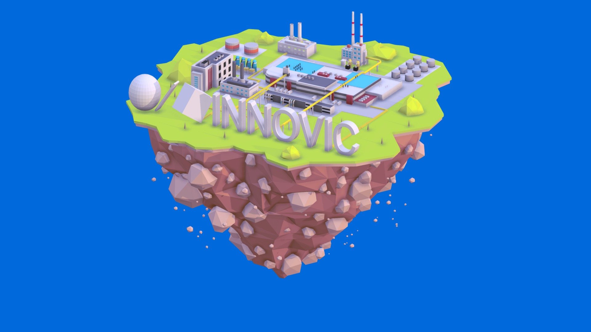 INNOVIC Island - Download Free 3D model by innovic.io [6a25d07] - Sketchfab