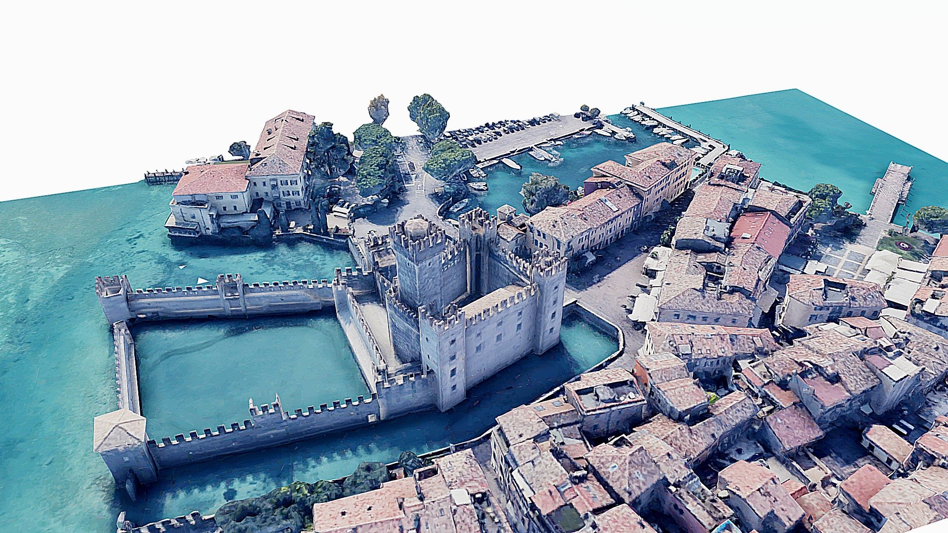 Scaligero Castle,Sirmione,scan,map - 3D model by SENSIET (@asensio ...