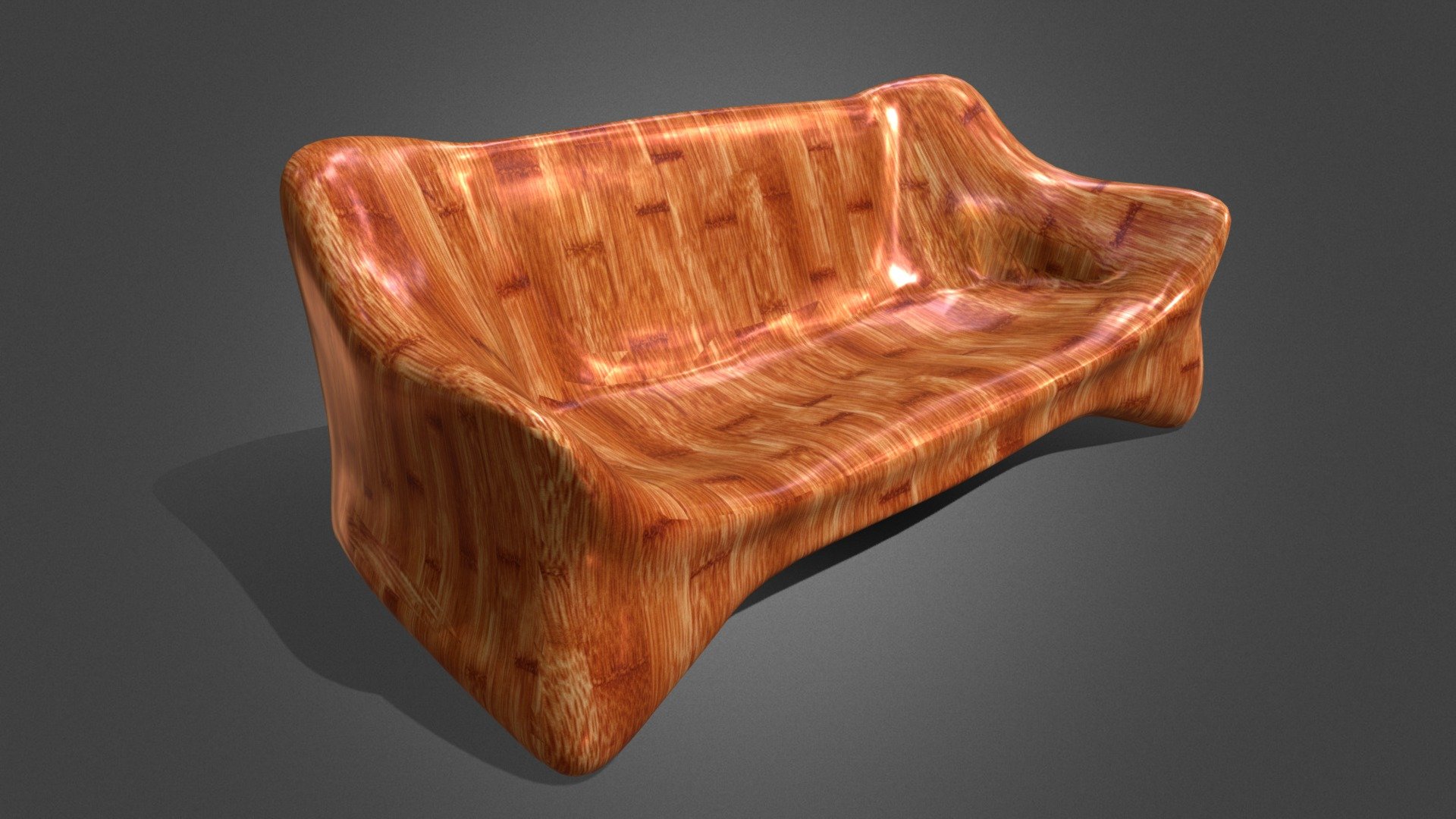 Sofa concept 1 (wood sculpted) - Buy Royalty Free 3D model by Velandia ...