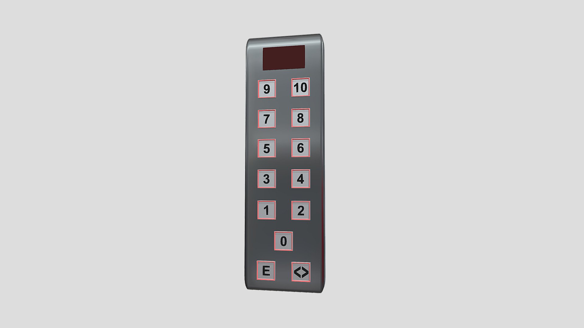 Elevator's Control Panel - 3D model by dev.mansaf [6a280c5] - Sketchfab