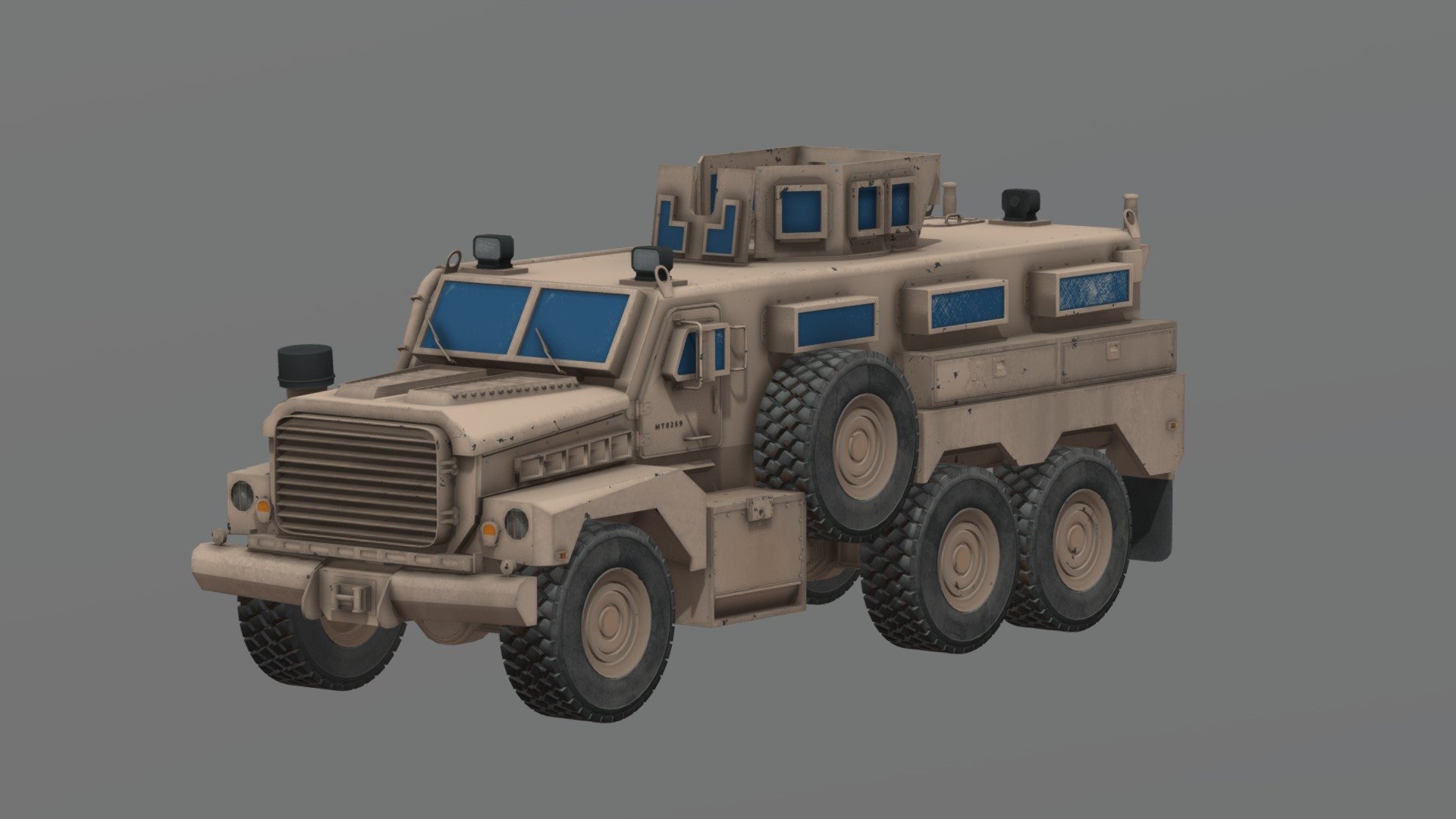 Cougar MRAP 6x6 - 3D model by ReyeOh [6a28288] - Sketchfab
