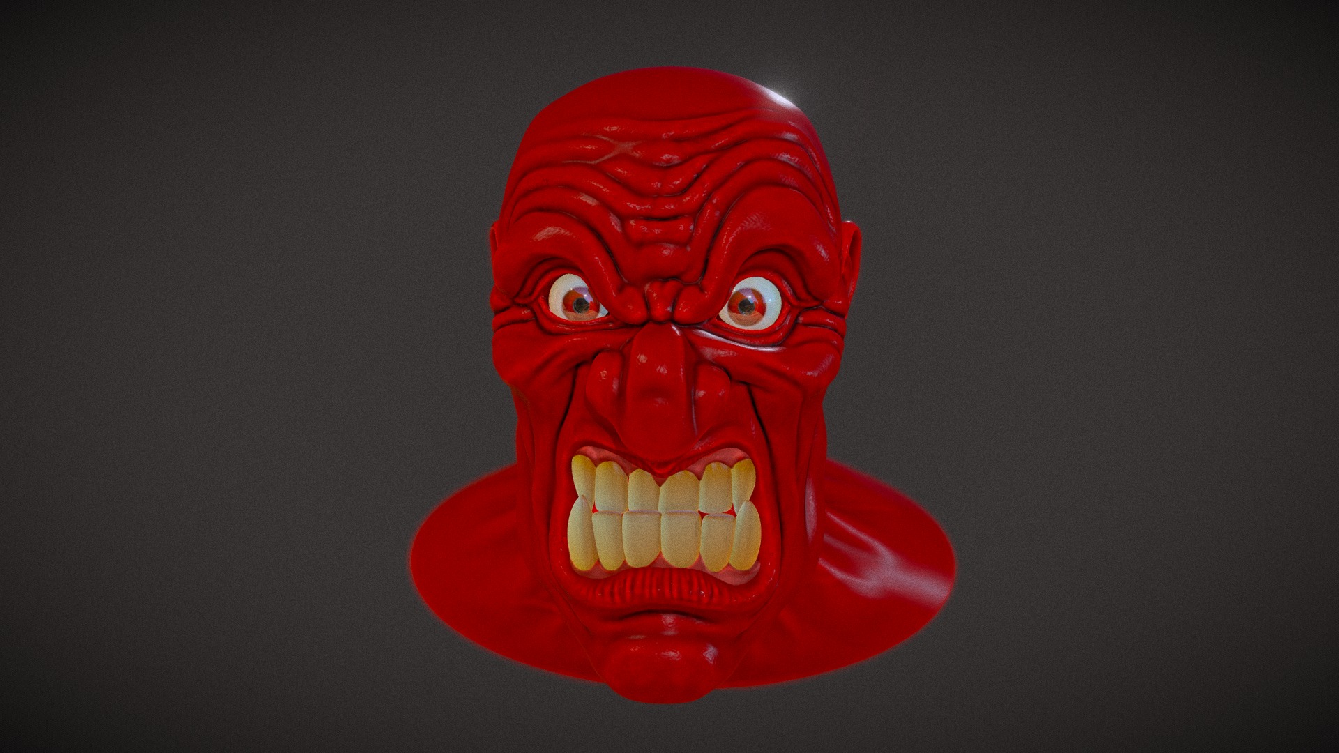 Sculptjanuary #9 Mood:Rage - 3D model by diegoalnkr [6a29099] - Sketchfab